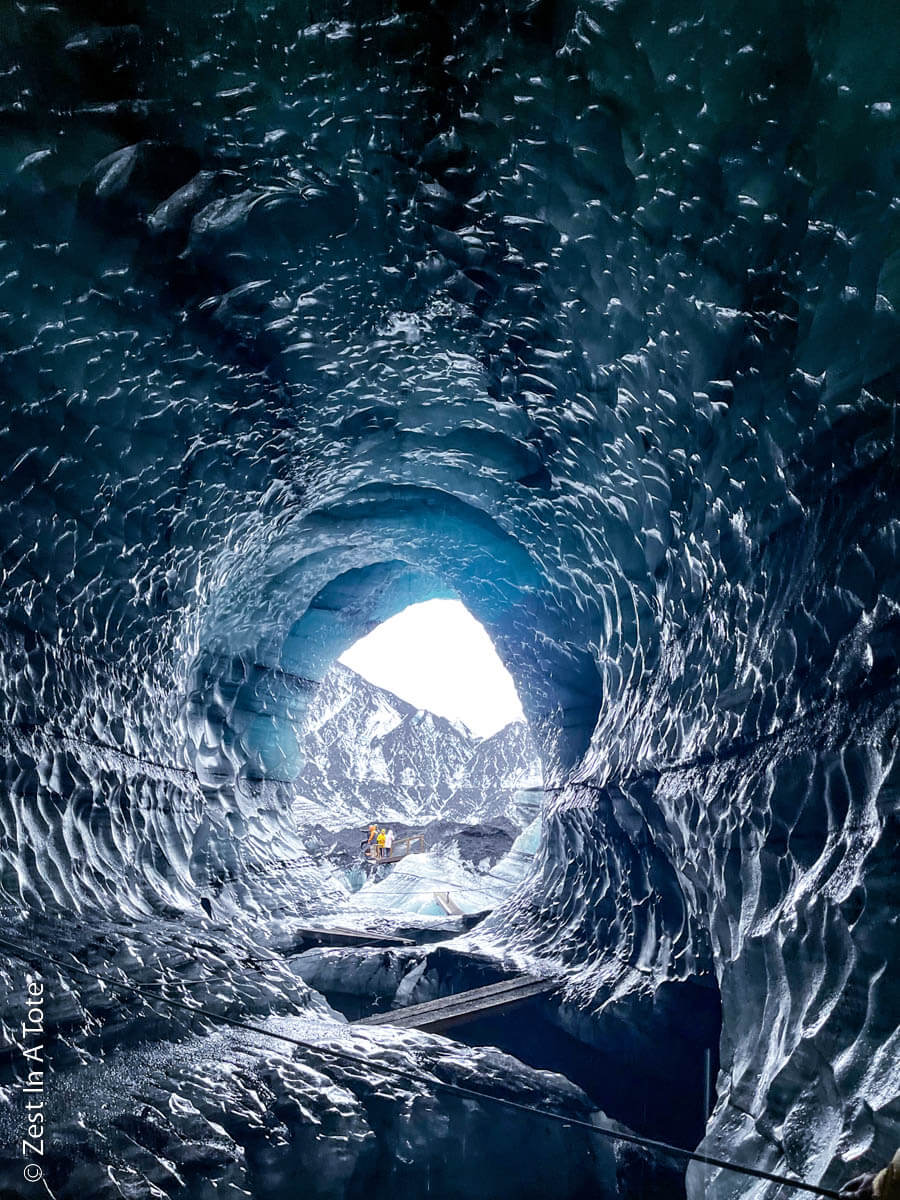 Explore the spectacular Katla Ice Cave in South Iceland | Zest In A Tote