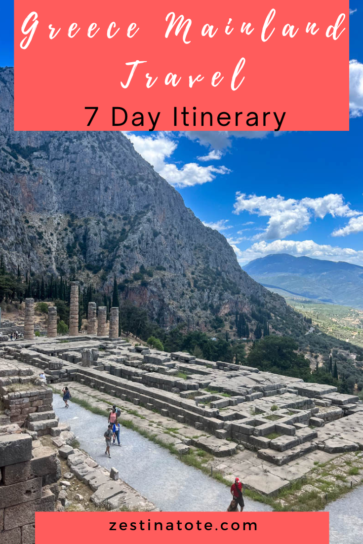 Greece mainland itinerary: Travel back in time to ancient civilisations ...