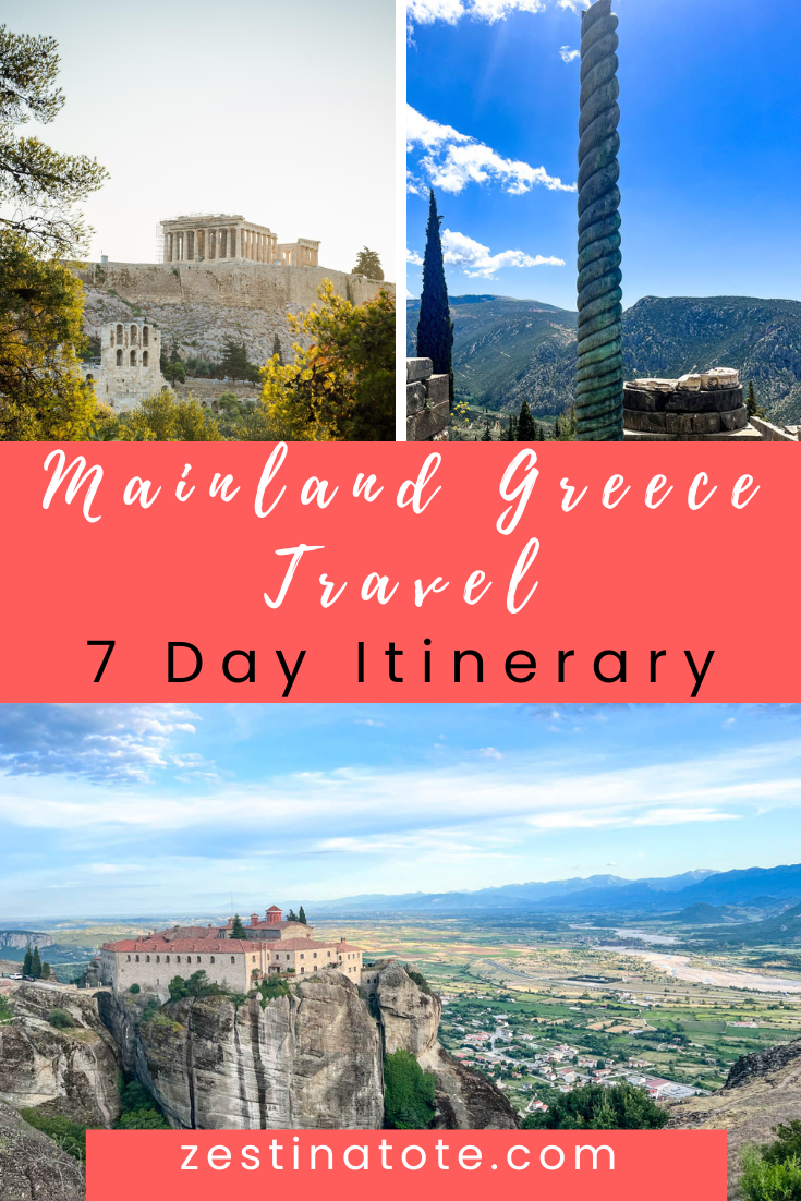 Greece mainland itinerary: Travel back in time to ancient civilisations ...